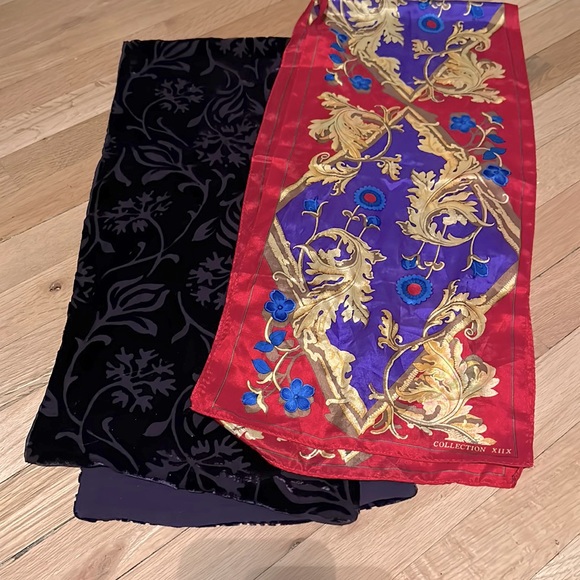 Collection XIIX | Accessories | Xiix Silk Scarfs 2 For One | Poshmark